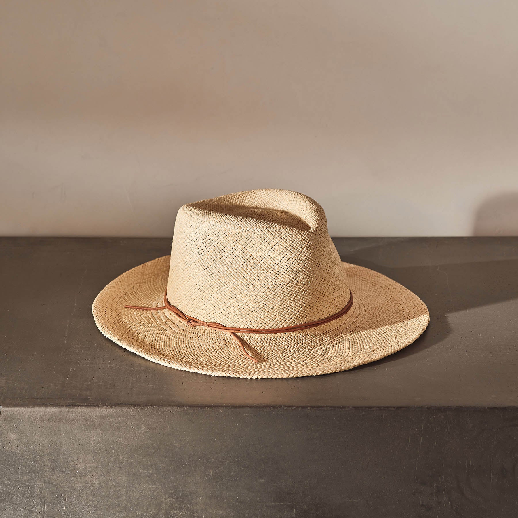Pier Hat - Ivory/Tan | James Perse Los Angeles