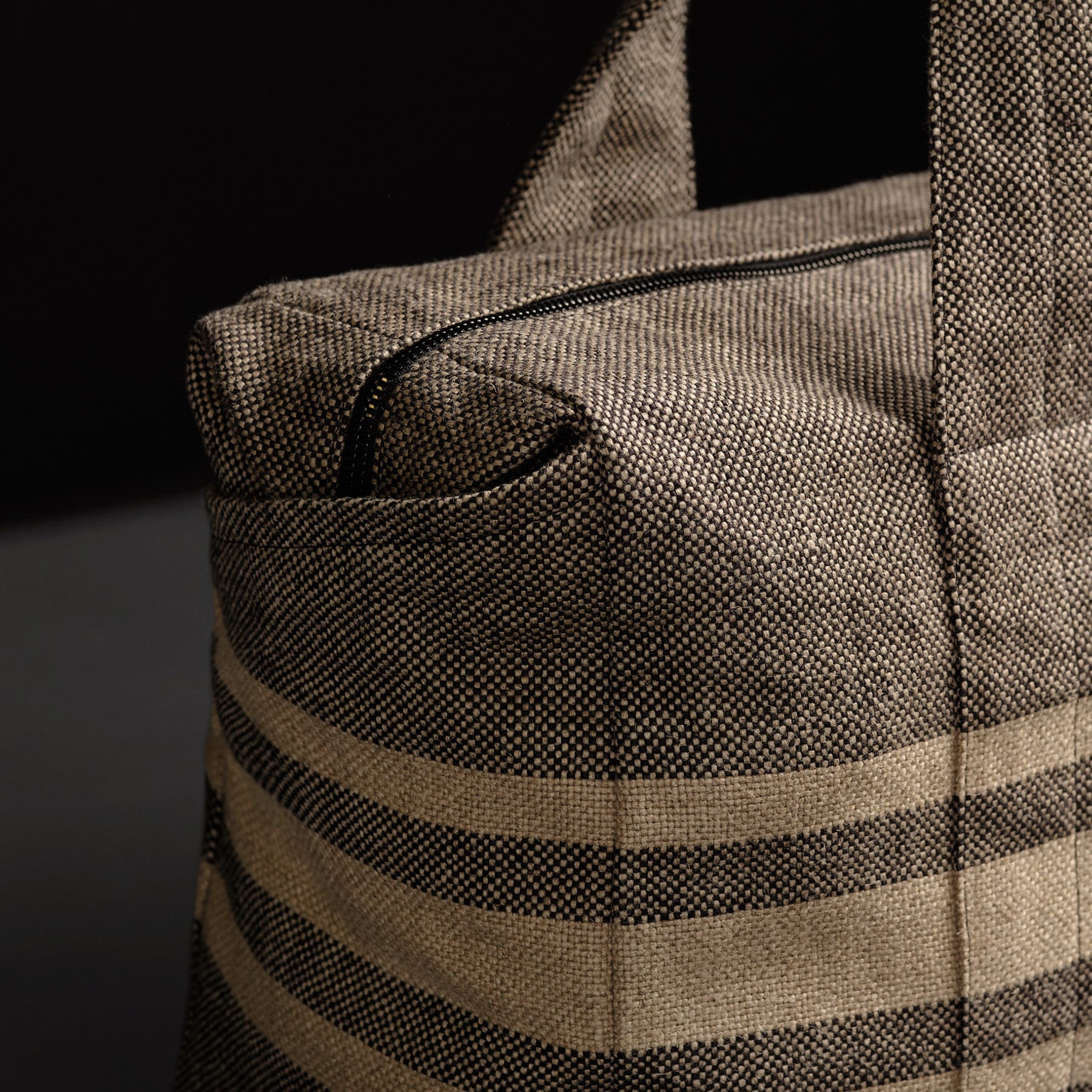 Montecito Weekend Bag - Black/Beige | James Perse Los Angeles