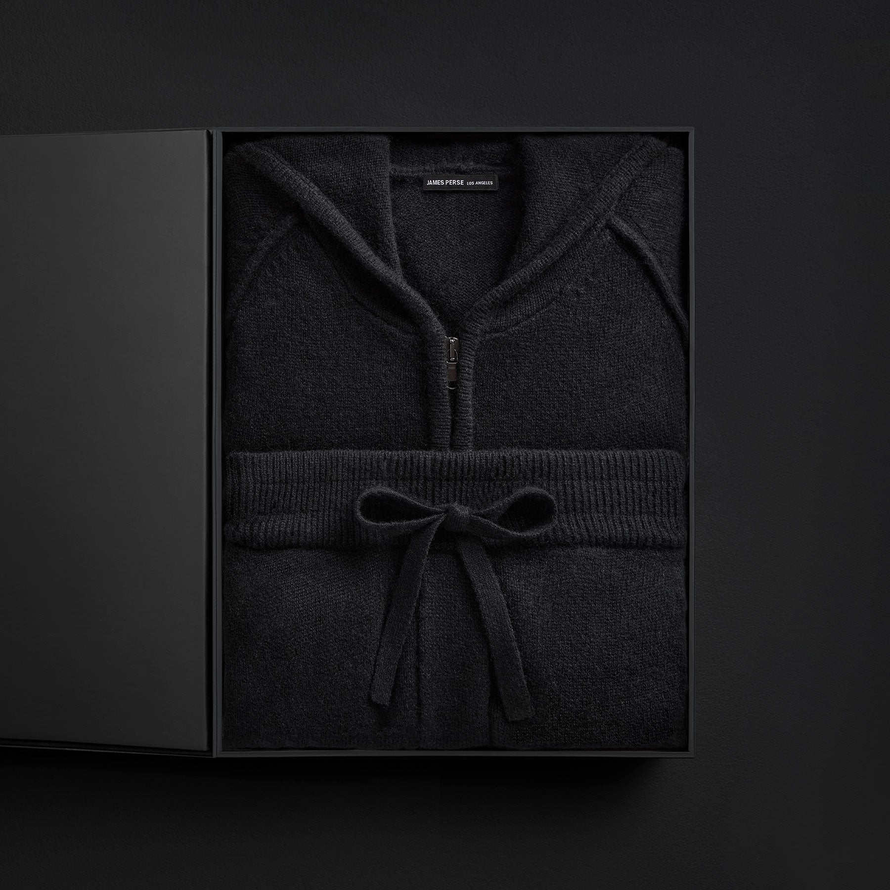 Men's Cashmere Track Suit Gift Set - Black | James Perse Los Angeles