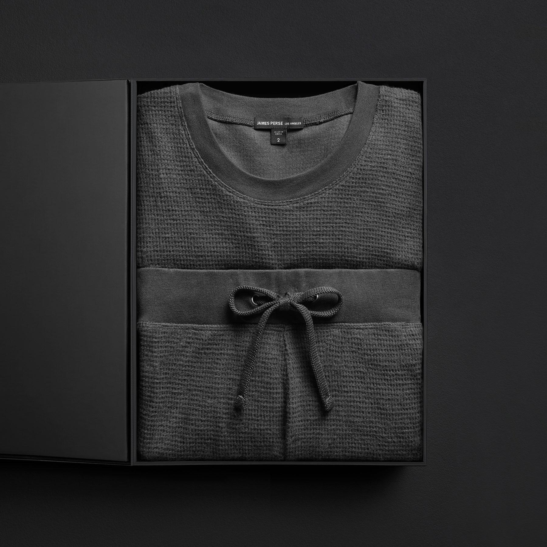 Men's Brushed Thermal Lounge Gift Set - Magma | James Perse Los Angeles