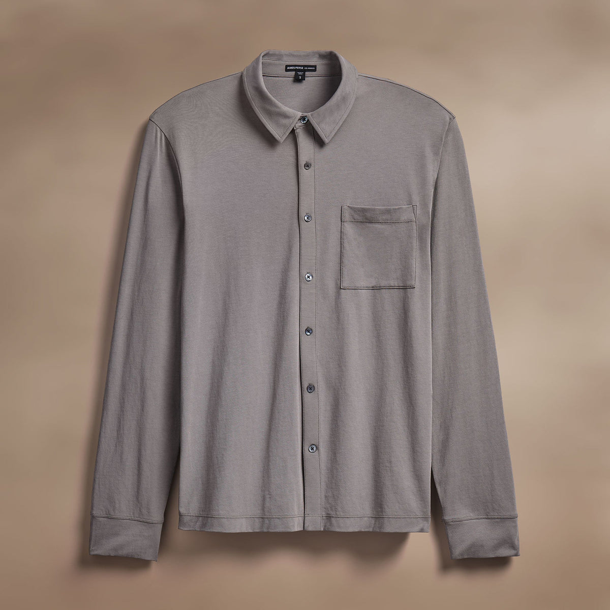 Clean Finish Jersey Shirt - Wolf | James Perse Los Angeles
