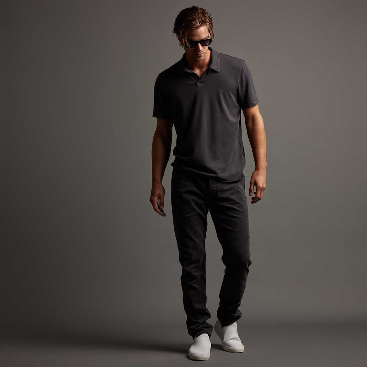 Brushed Twill 5 Pocket Pant - Magma Pigment | James Perse Los Angeles