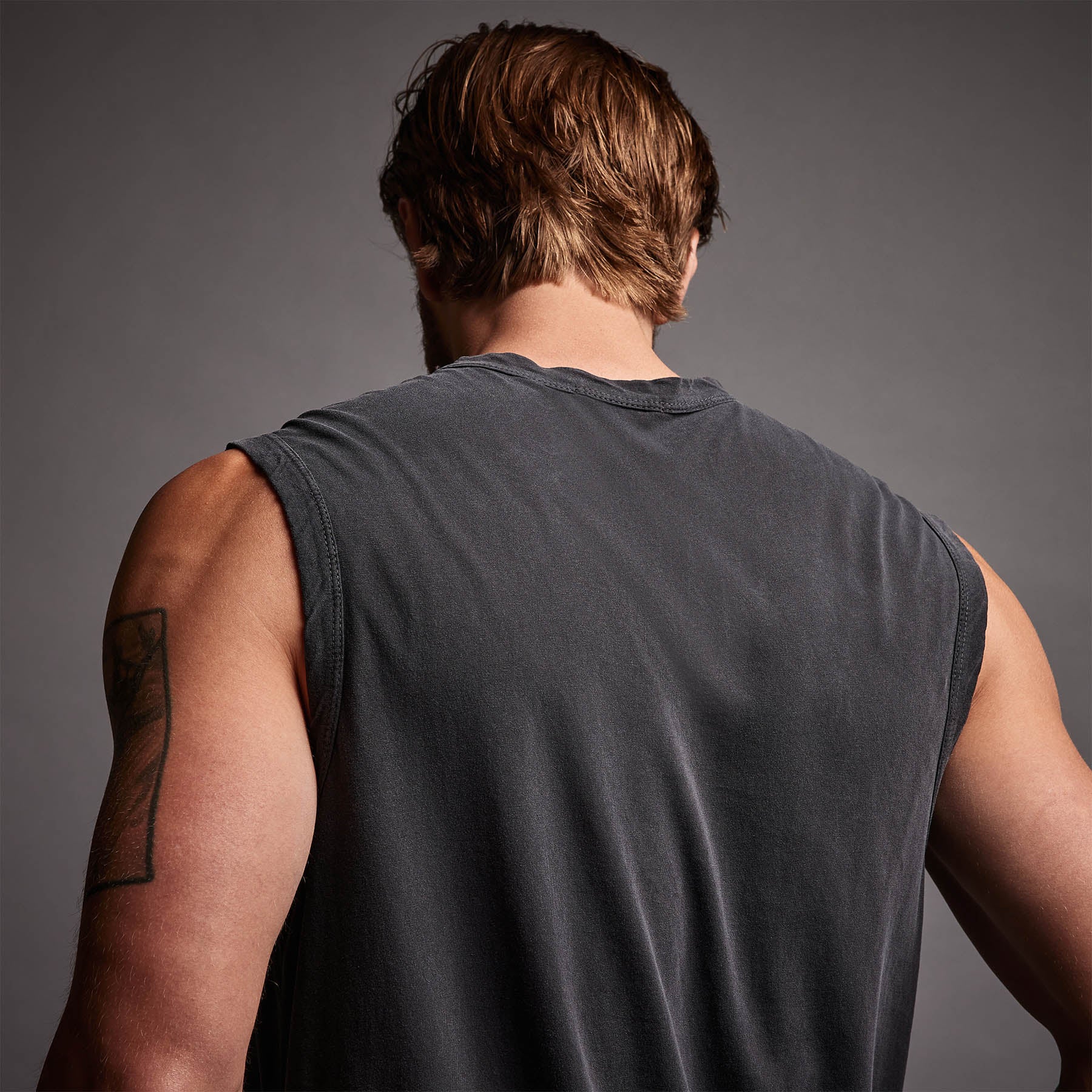 LA Muscle Tank - Magma Pigment | James Perse Los Angeles