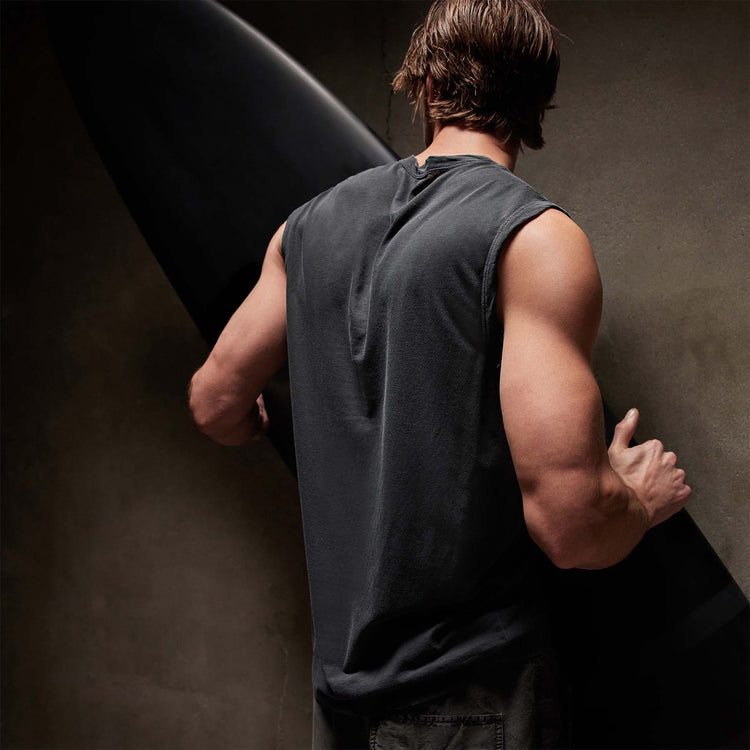 LA Muscle Tank - Magma Pigment | James Perse Los Angeles