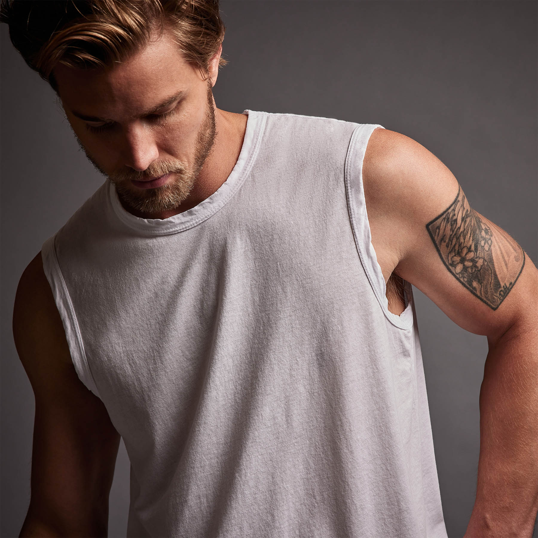 LA Muscle Tank - White | James Perse Los Angeles
