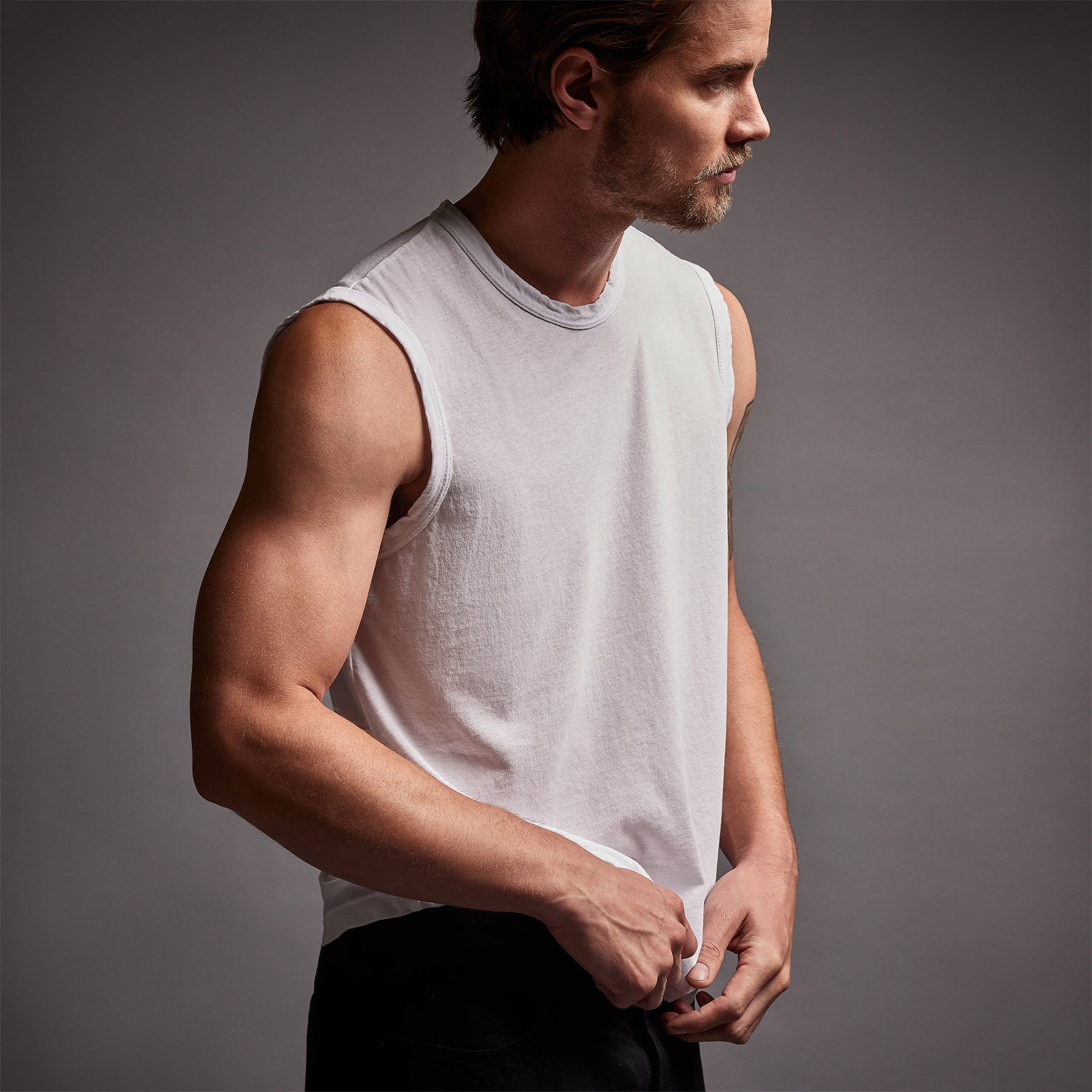 LA Muscle Tank - White | James Perse Los Angeles