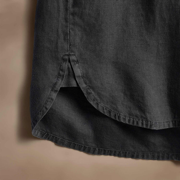Lightweight Linen Shirt - Magma Pigment | James Perse Los Angeles