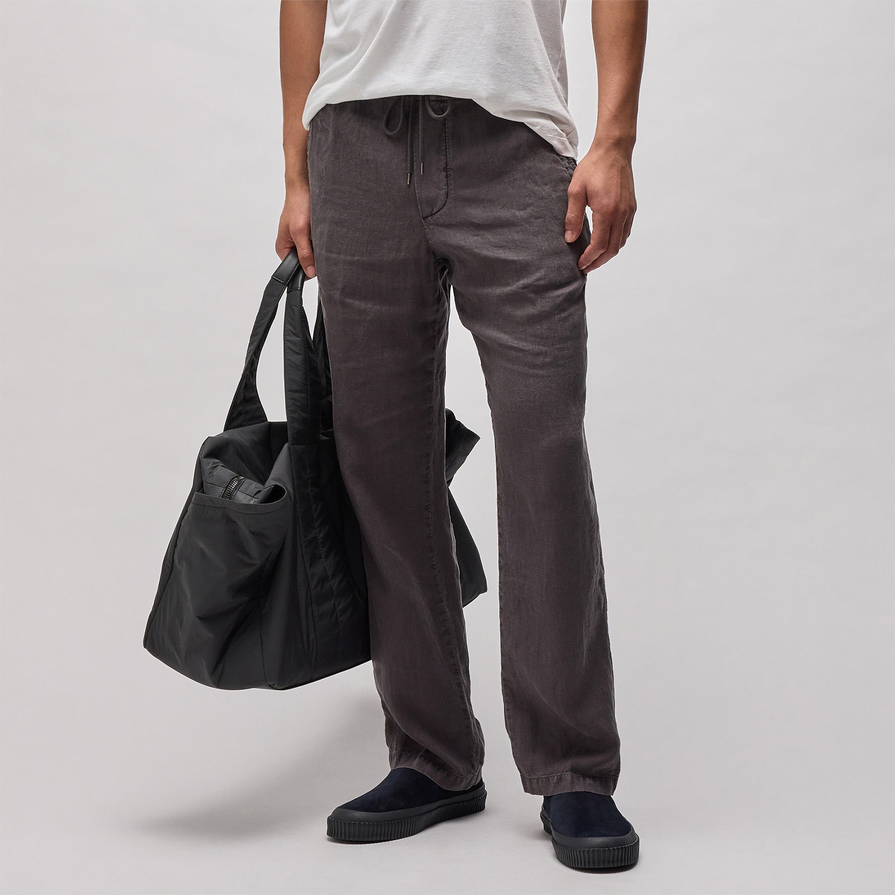 Relaxed Linen Pant - Magma Pigment | James Perse Los Angeles