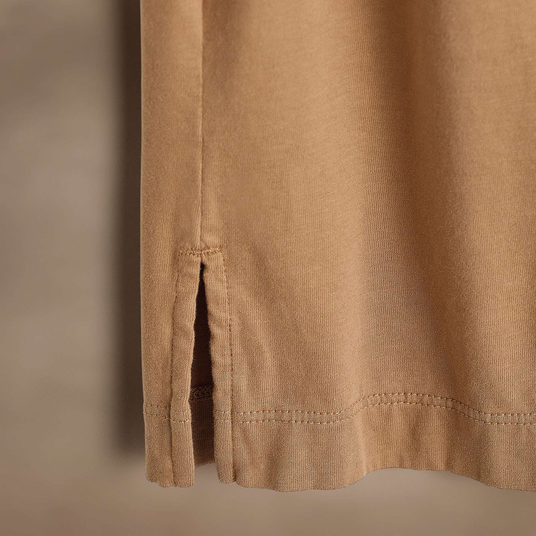 Heavy Luxe Jersey Long Sleeve - Camel | James Perse Los Angeles