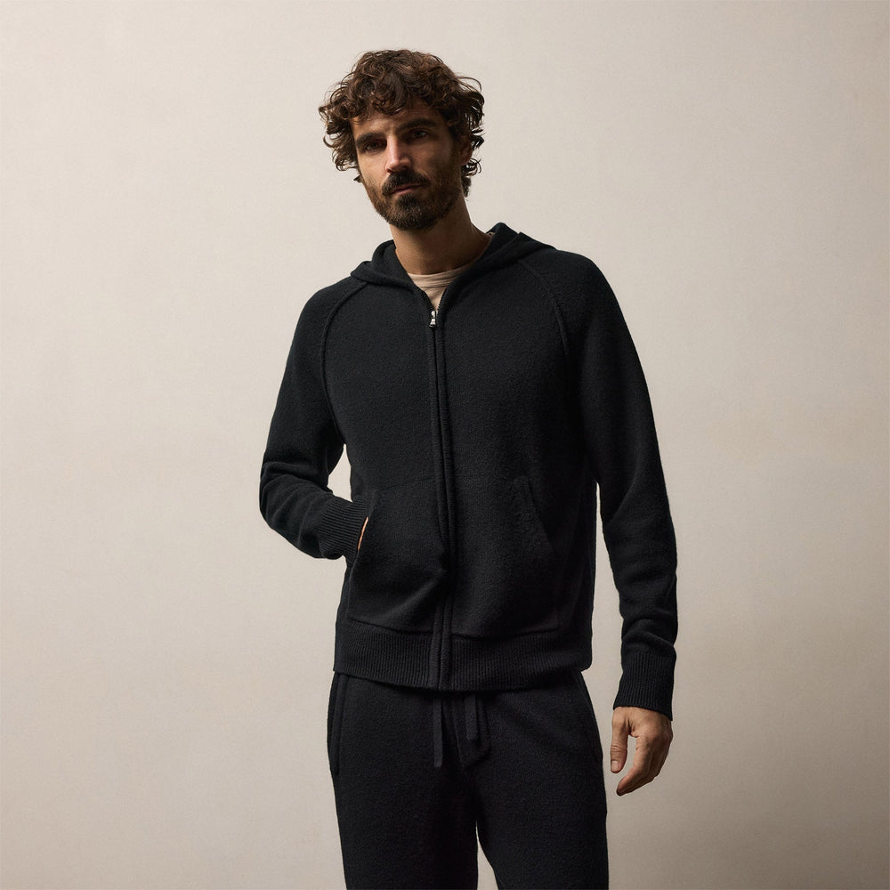 Men's Cashmere Track Suit Gift Set - Black | James Perse Los Angeles