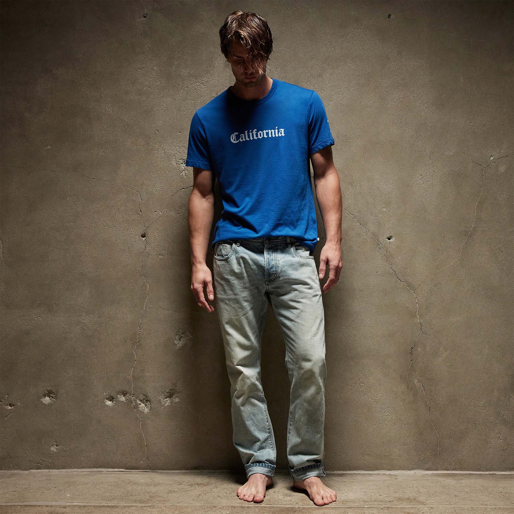 Selvedge Pacific Jean - Stone Wash | James Perse Los Angeles