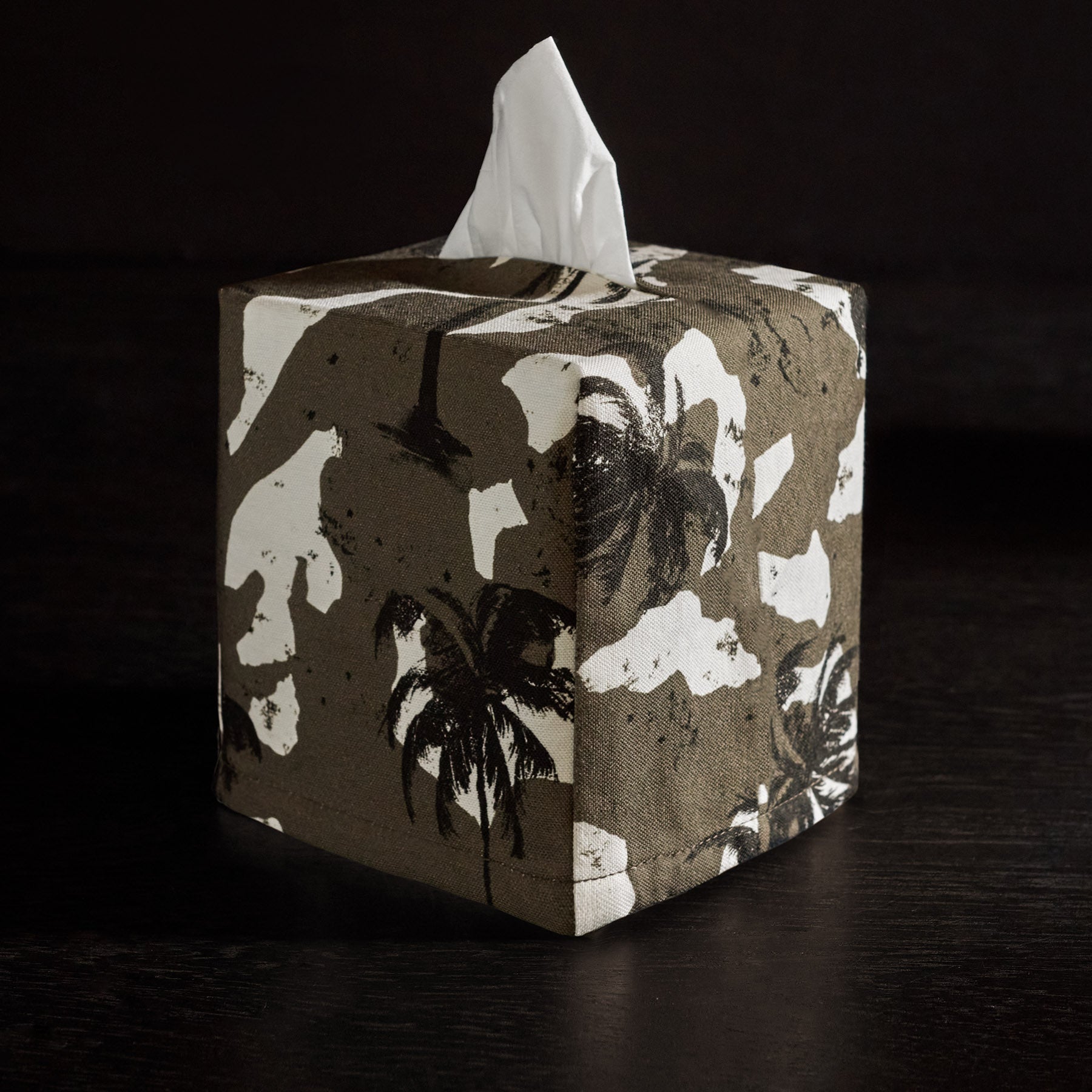 Palm Camo Tissue Box Cover - Jungle | James Perse Los Angeles