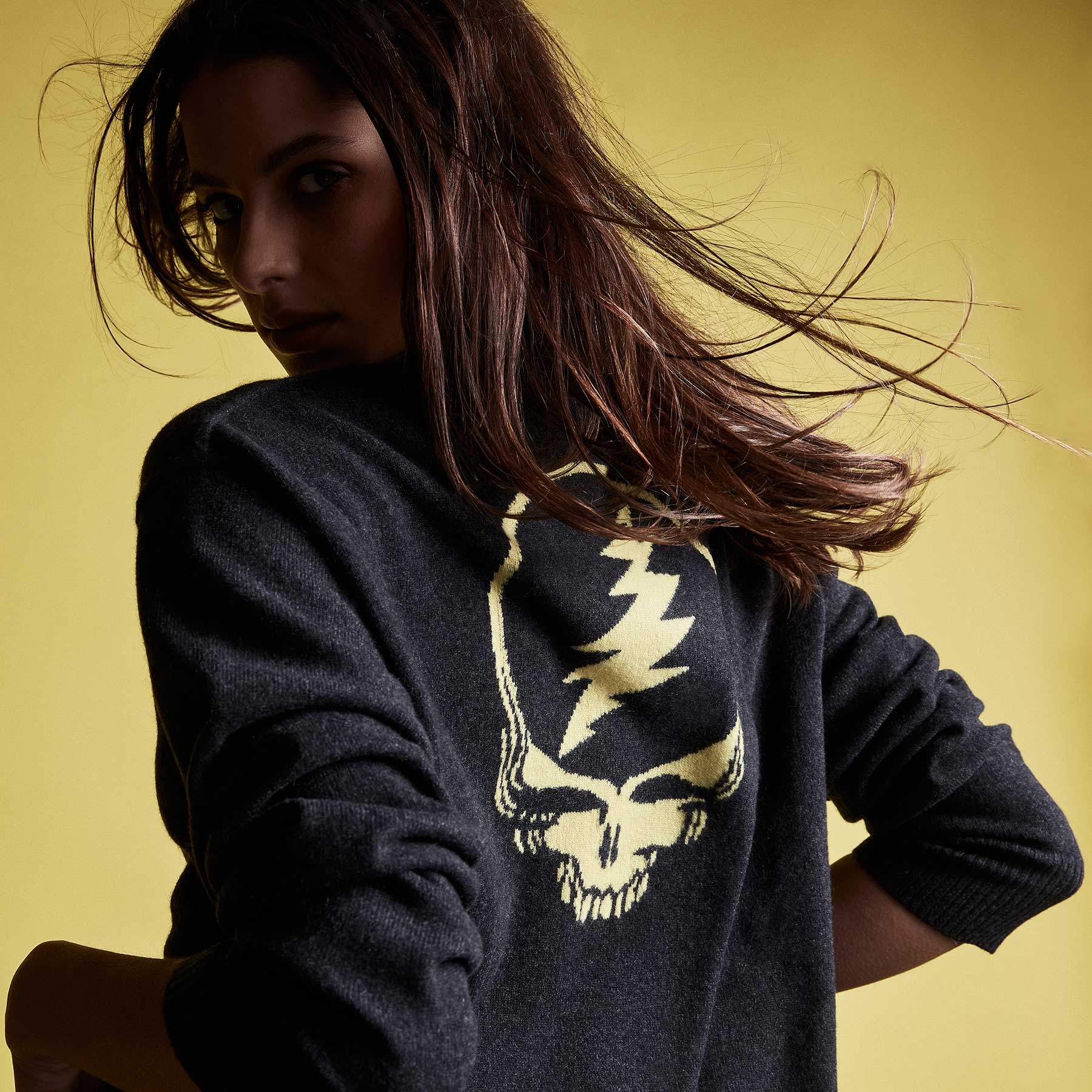 Grateful Dead Pullover Hoodie - Anthracite | James Perse Los Angeles